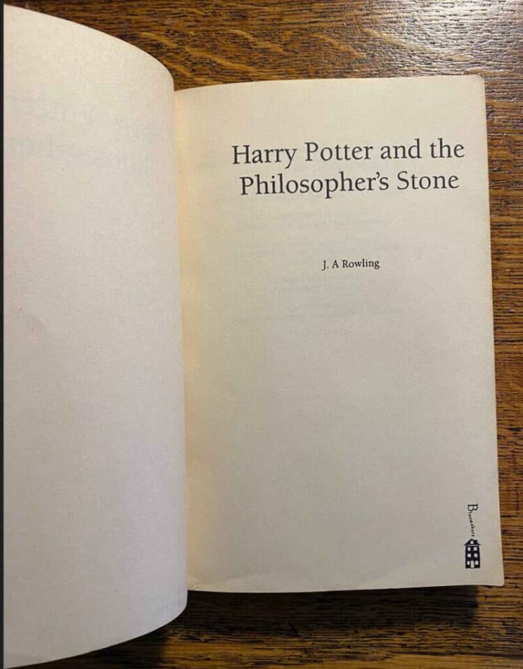 Rare Harry Potter Proof Copy Sold at Auction for £14,000 After Initial ...